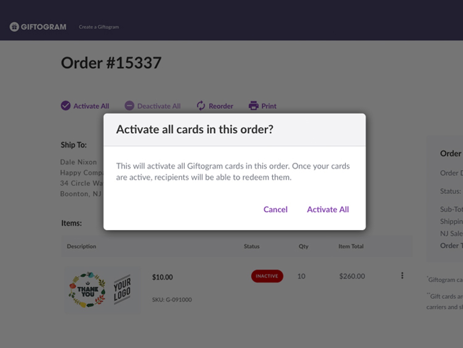 Let’s Talk About Activating Your Giftogram Gift Cards